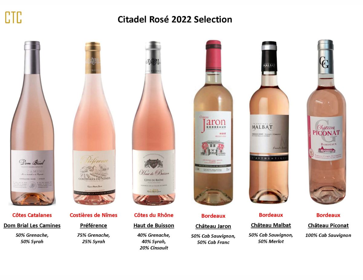 CTC 2022 Rosé Selections - Citadel Trading